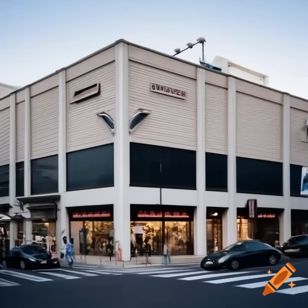 New manga merchandise store opening on a busy street on Craiyon