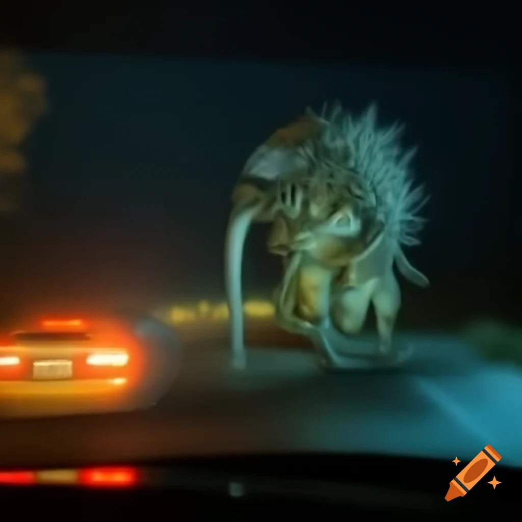 Realistic depiction of an alien creature with features resembling mites ...