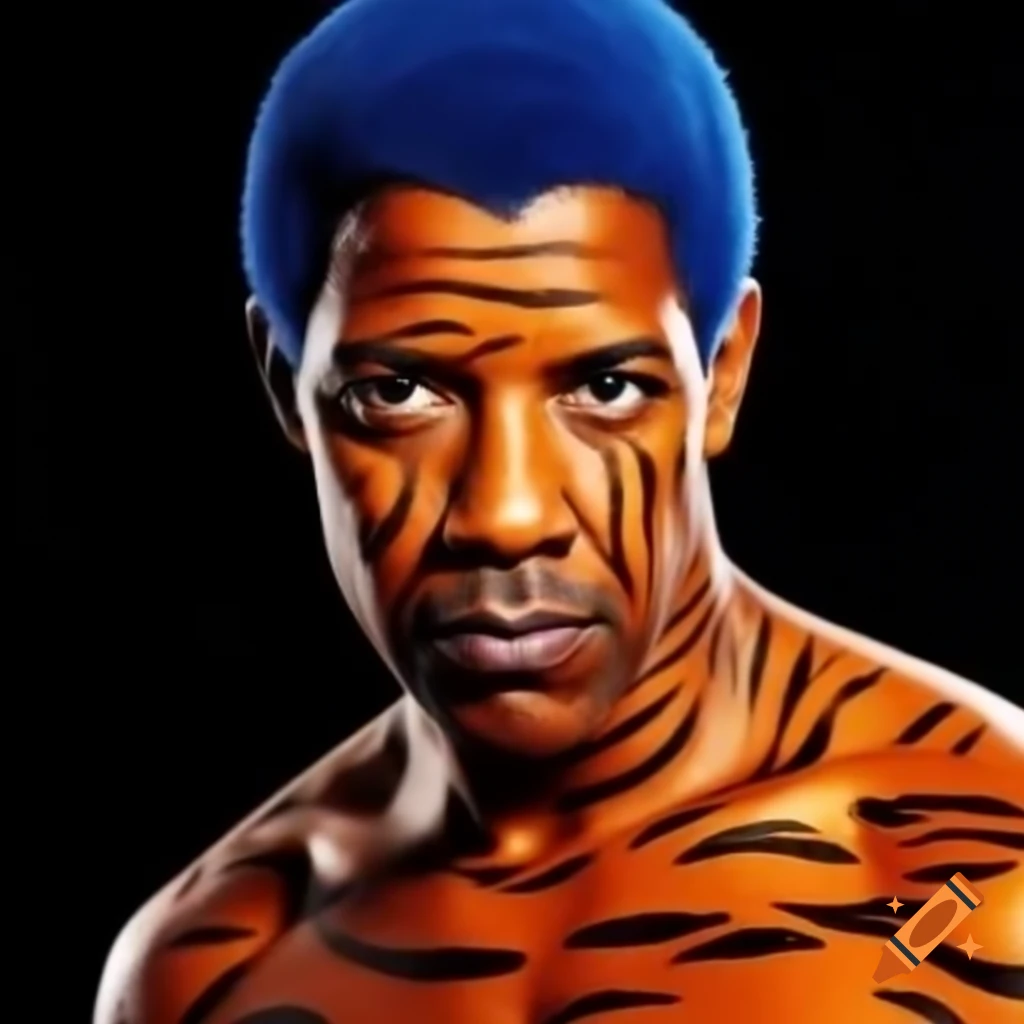 Stylized anime character portraying a rapper on Craiyon