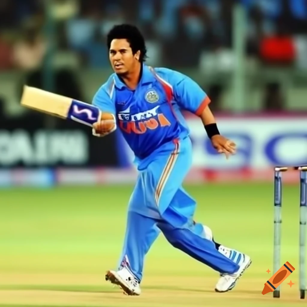 Sachin tendulkar, legendary cricket player on Craiyon