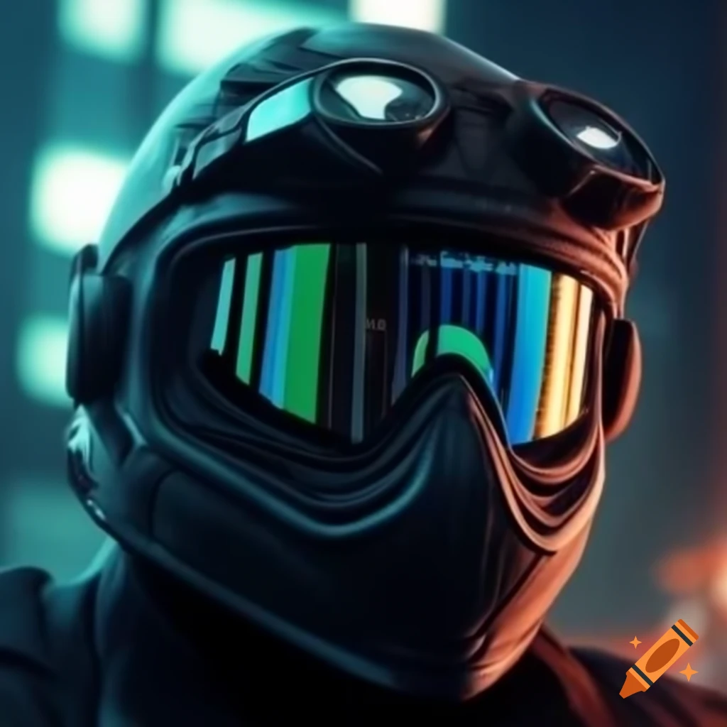 Ultra realistic motorcycle goggles eyewear on Craiyon