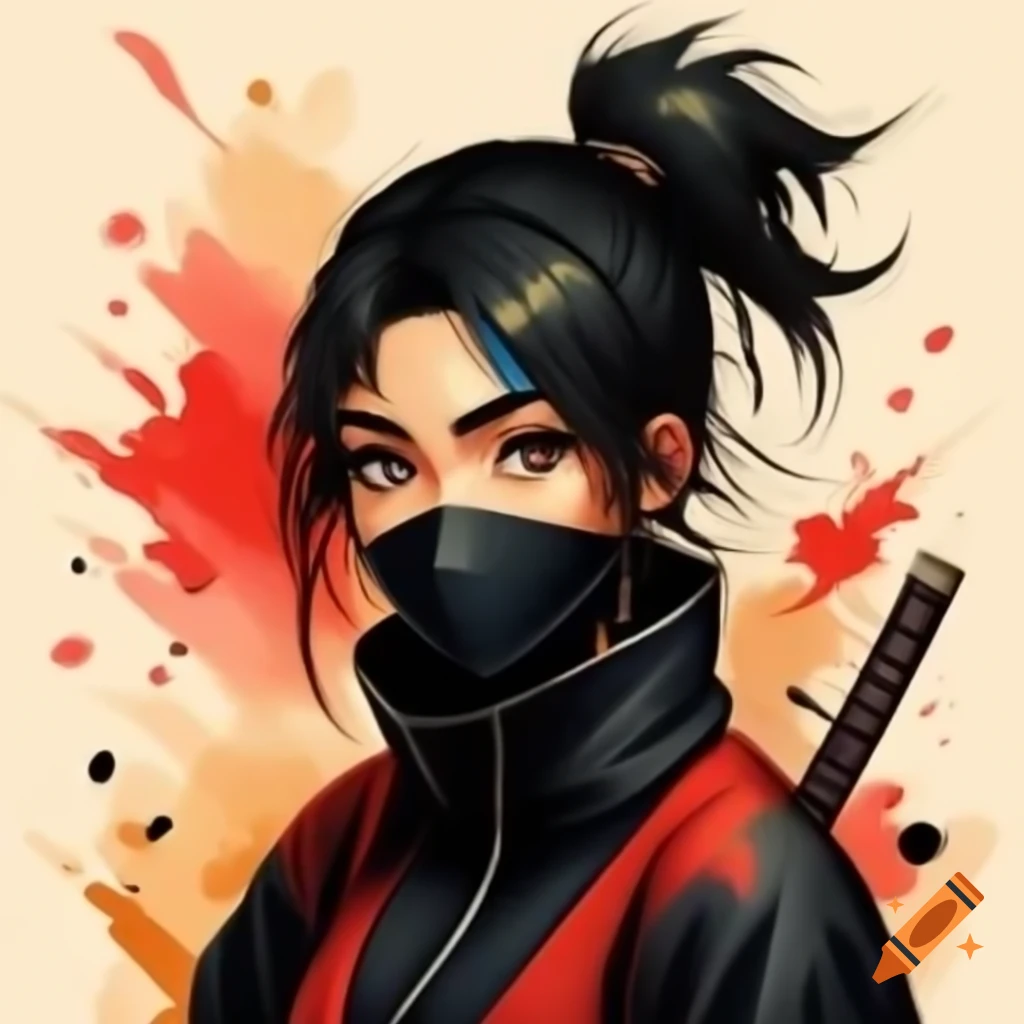 Young ninja from inozuka clan in gray attire with green and white ...