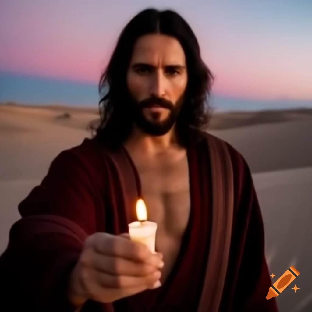 Representation of Jesus in ancient Roman setting on Craiyon