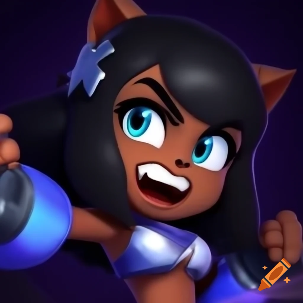 Brawl+stars+kaze+art created on Craiyon