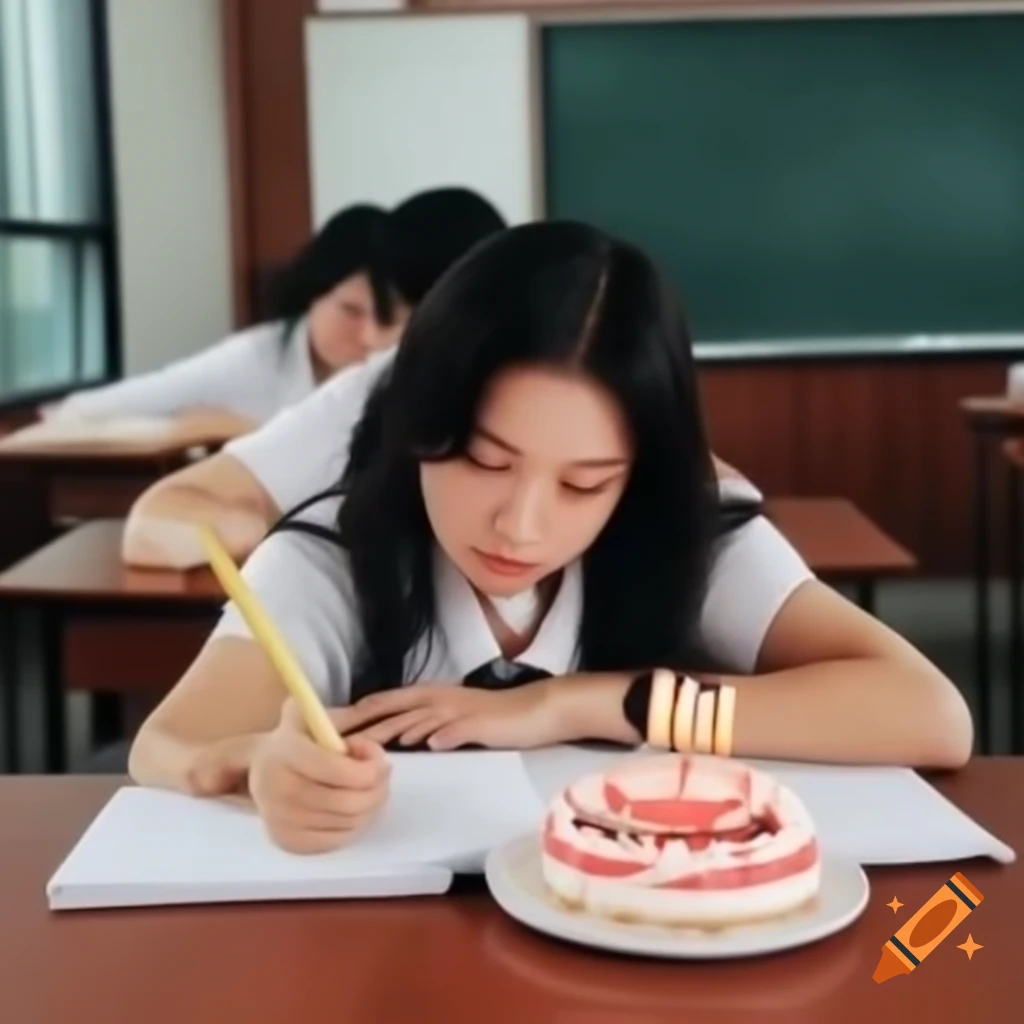 Close-up of blackpink jennie reading in cozy library with oversized ...