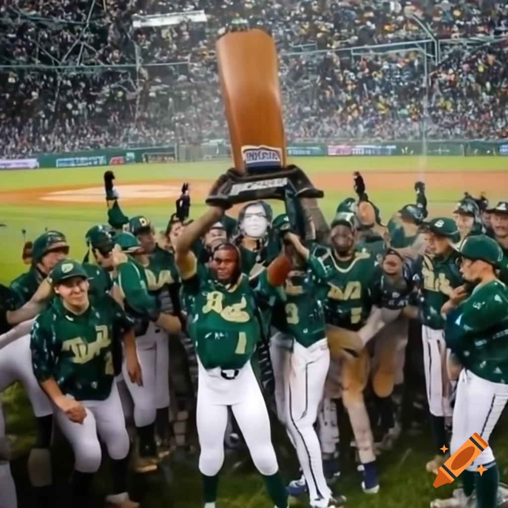 La tortuga baseball team celebrating jbl championship victory with ...