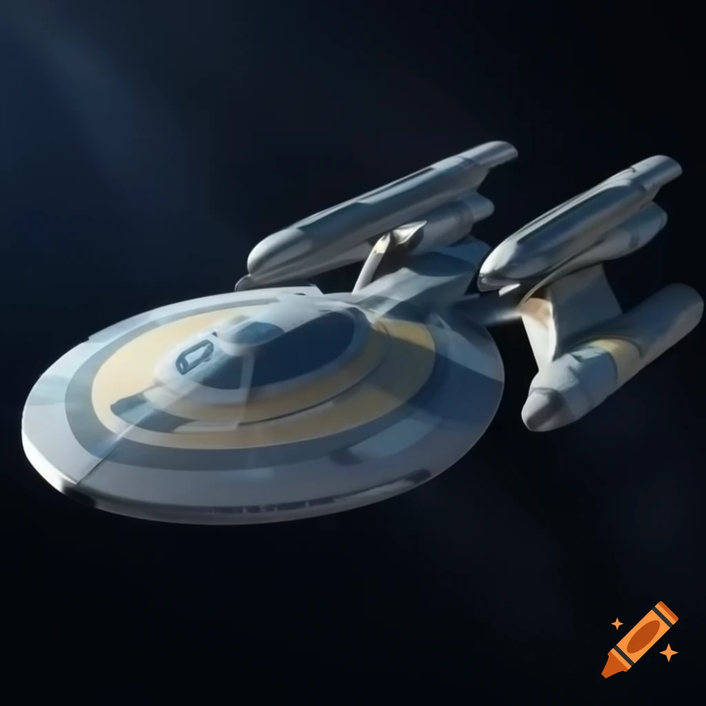 Elaborate starship design with intricate details on Craiyon