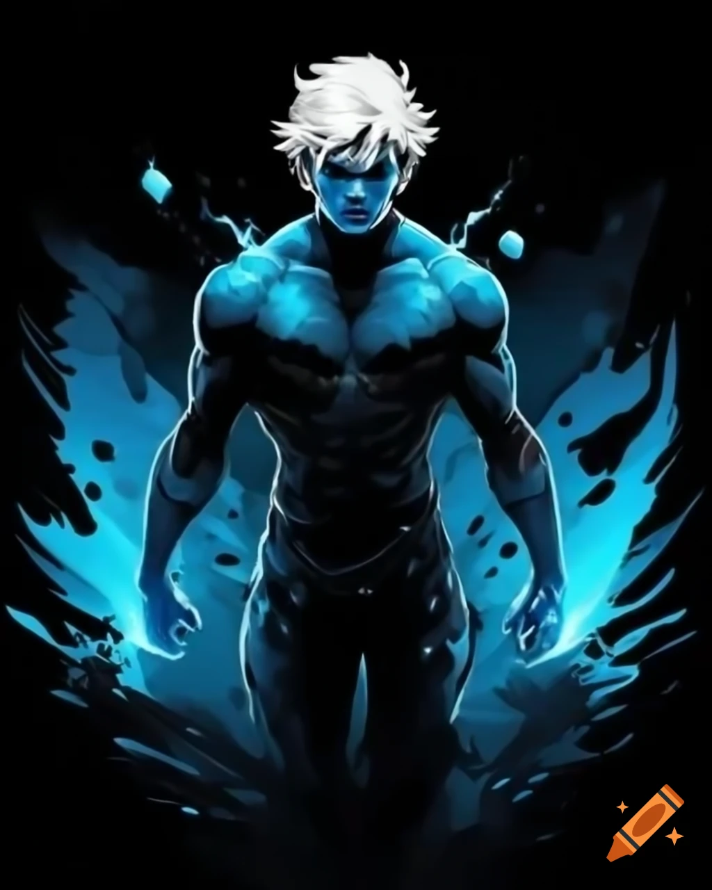 Superhero quicksilver with liquid form manipulation and emitting toxic ...