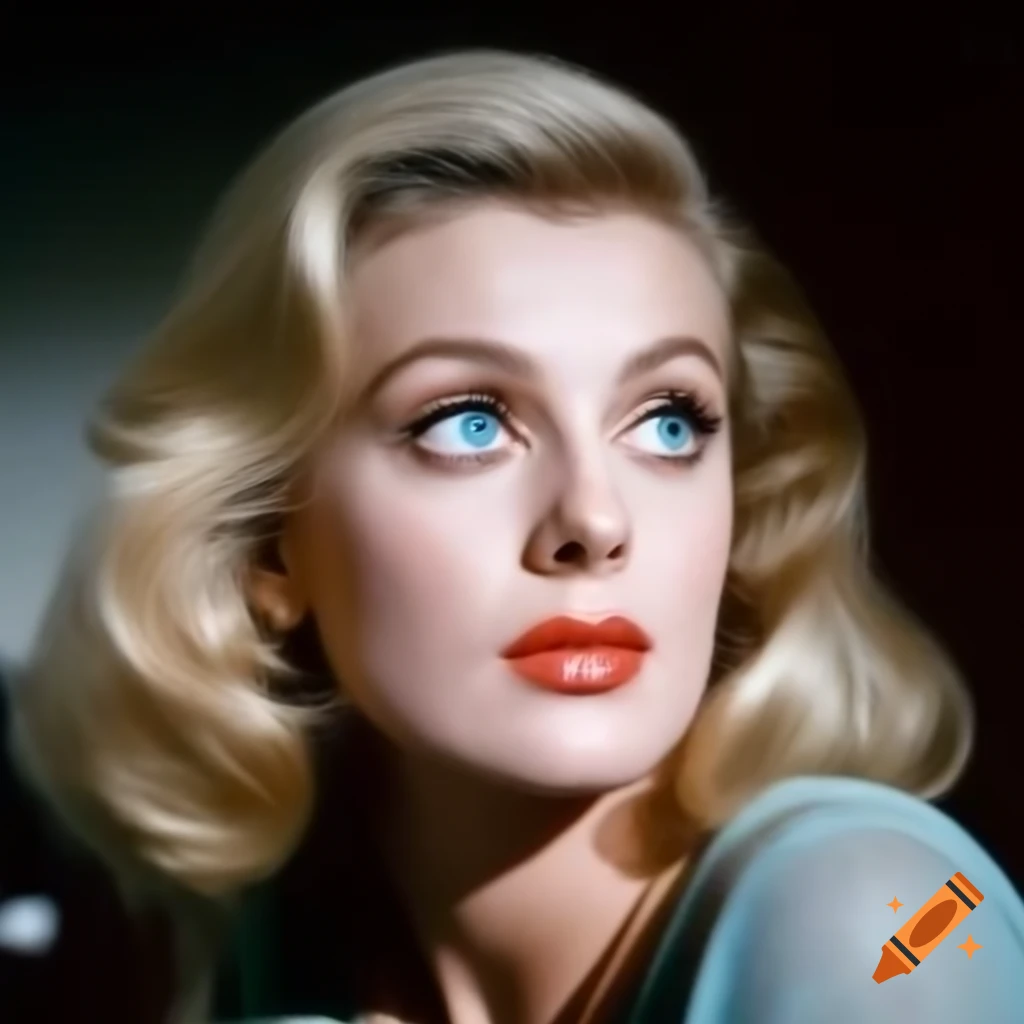 Hyper-realistic portrait of young european actress resembling iconic ...