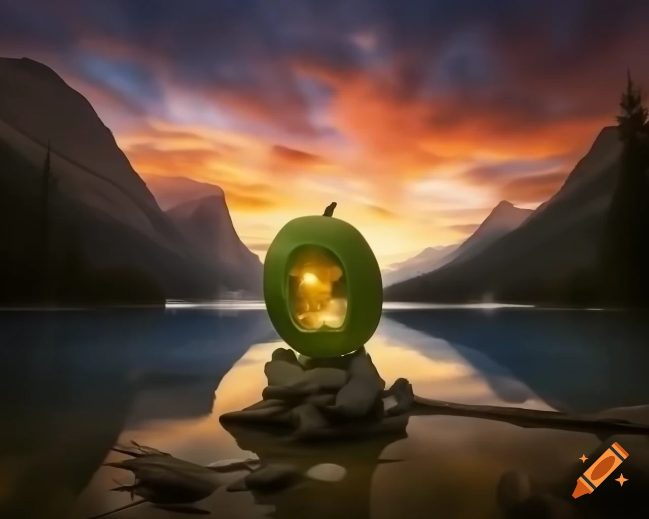 Teletubbies exploring underwater world on Craiyon