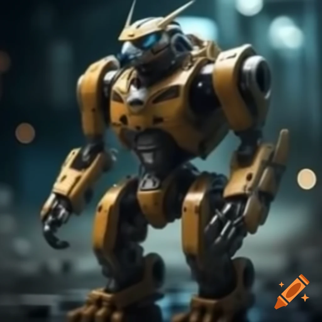 Robot hawk representation on Craiyon