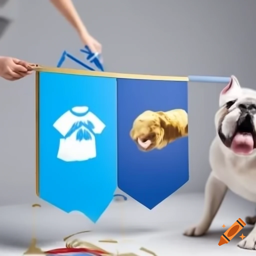 Website banner design for spiritwear pop-up shop featuring blue and ...