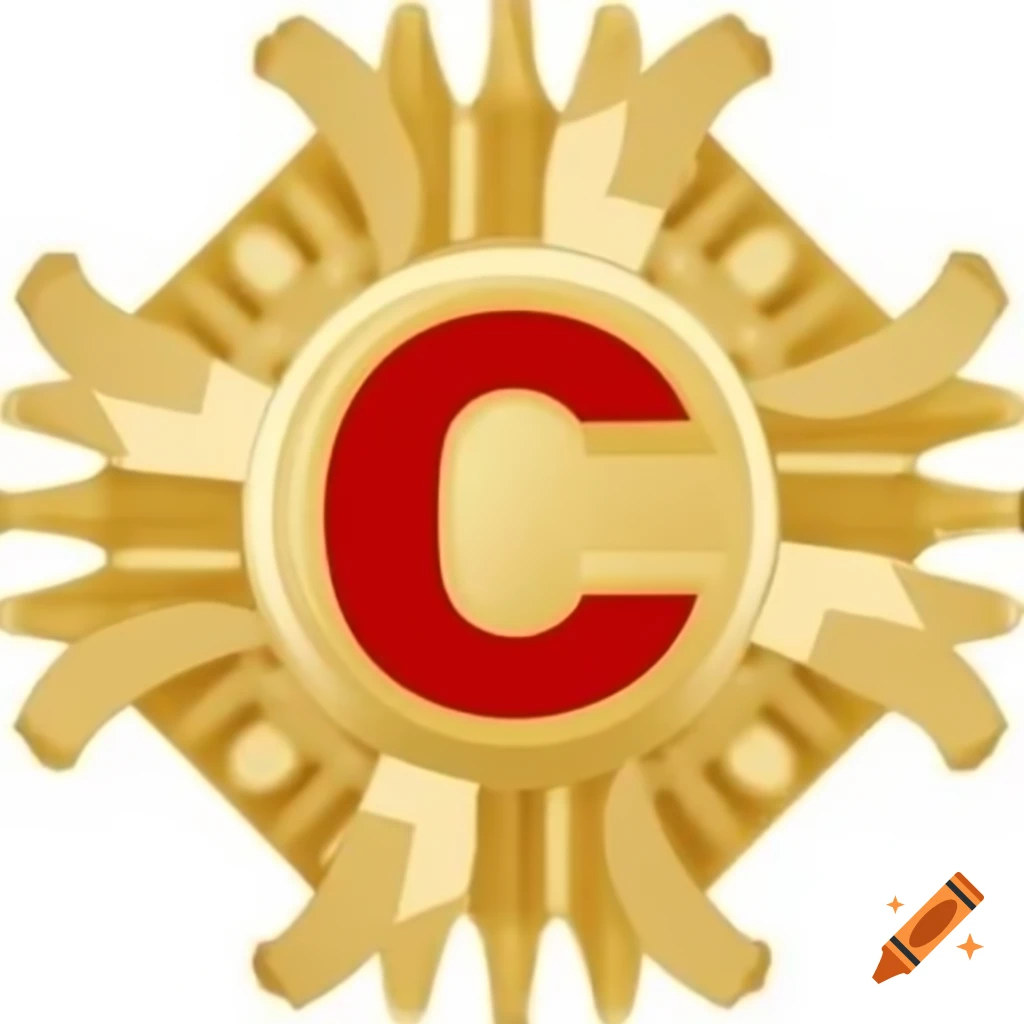 Authoritarian Badge Emblem Designed For Anti criminal Law Enforcement