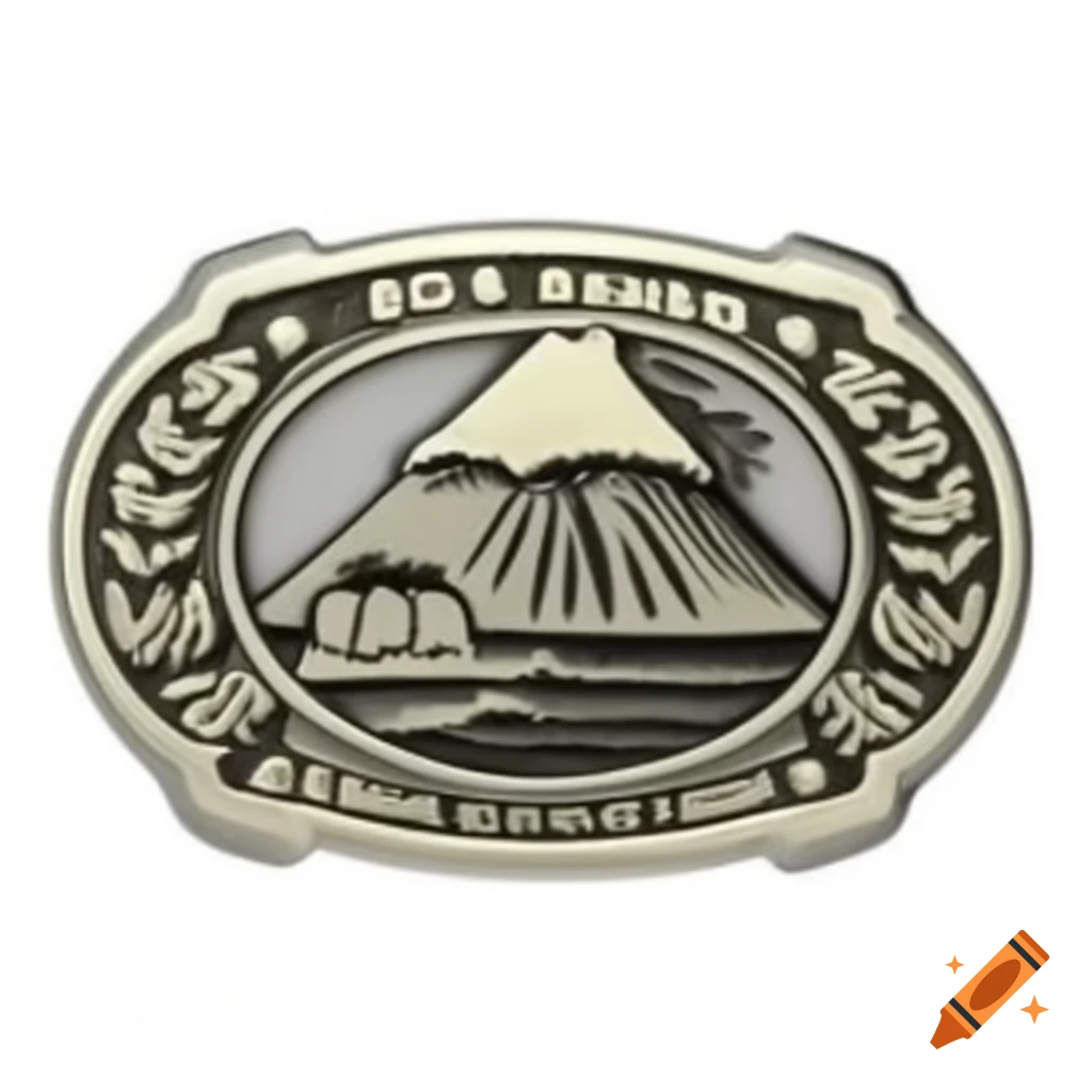 Belt buckle design for Hawaii Volcanoes National Park, showcasing ...