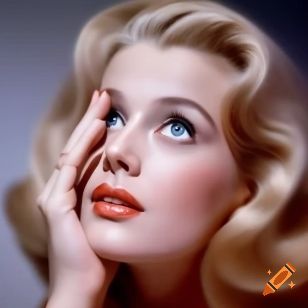 Hyper-realistic color photograph of a beautiful European actress from ...