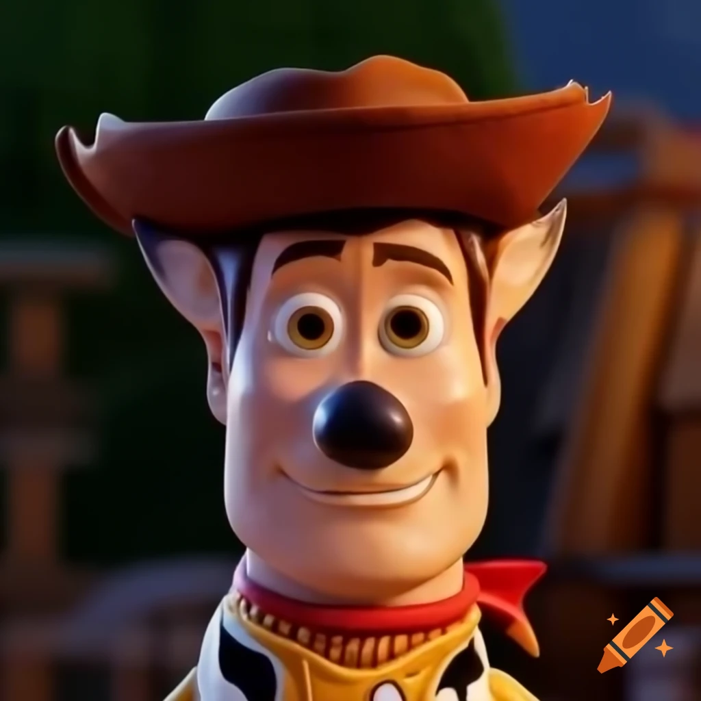 Wolf dressed as Woody from Toy Story on Craiyon