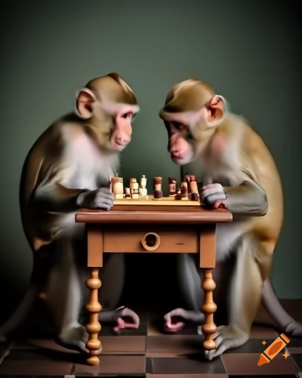 Two people playing ludo game at a table with realistic characters on ...