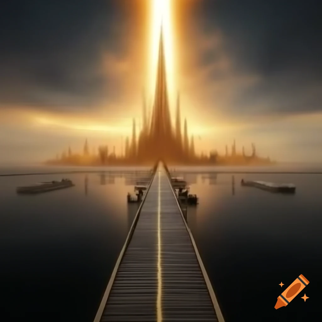 Surreal scene with captivating colors and shapes beyond reality on Craiyon