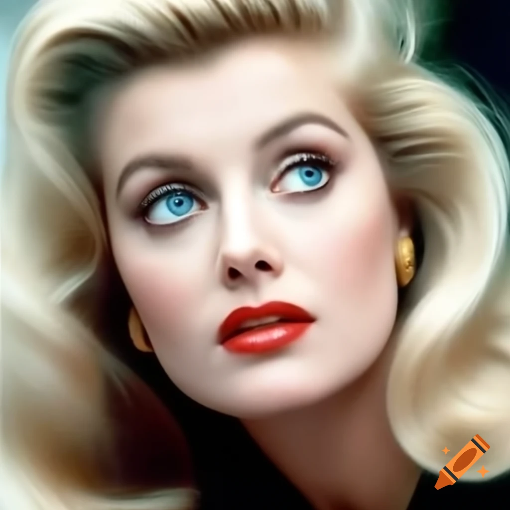 Patricia heaton, open front, relaxing on bed, glamour style, boudoir style on Craiyon