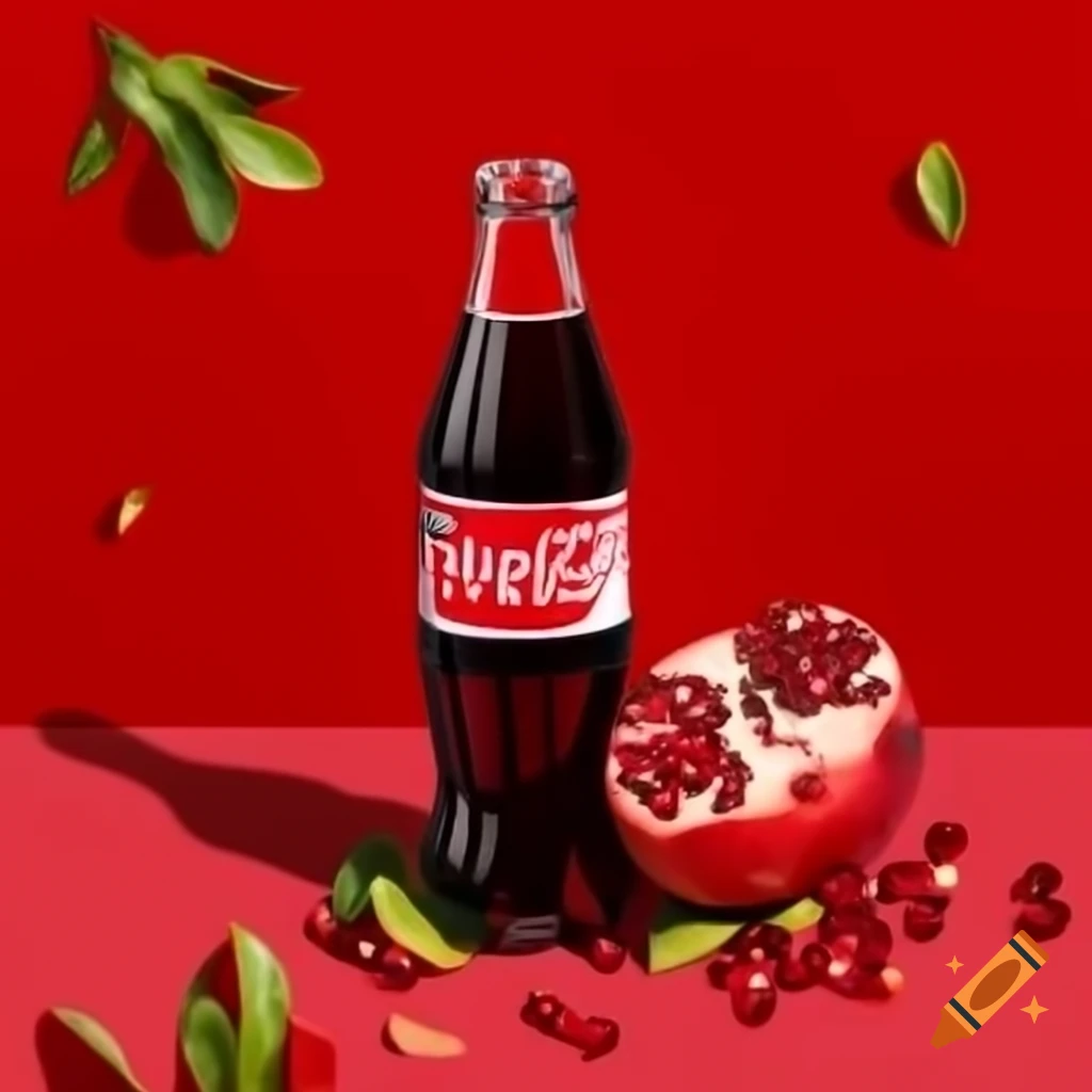 Pomegranate Coke flavor labeled as Crimson Coke on Craiyon