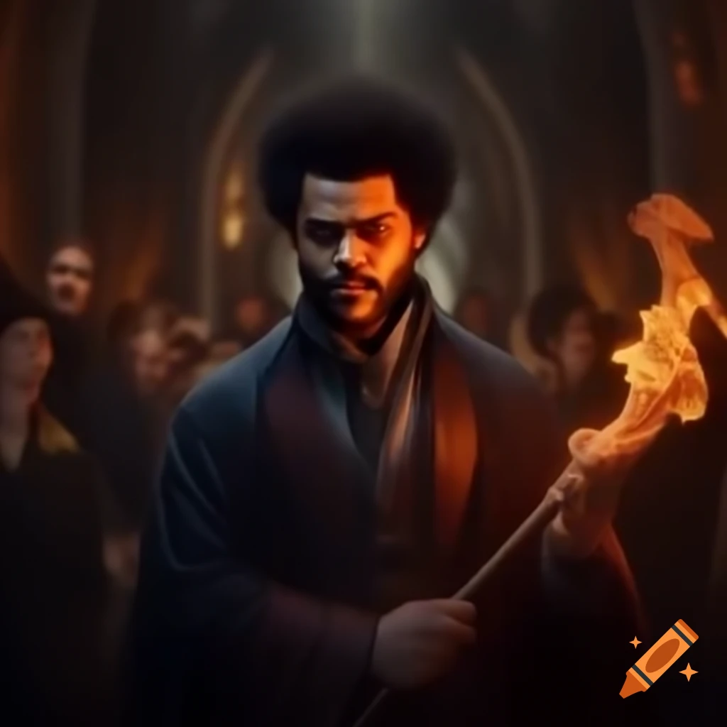 The weeknd portrayed as a wizard casting spells of music and magic on ...