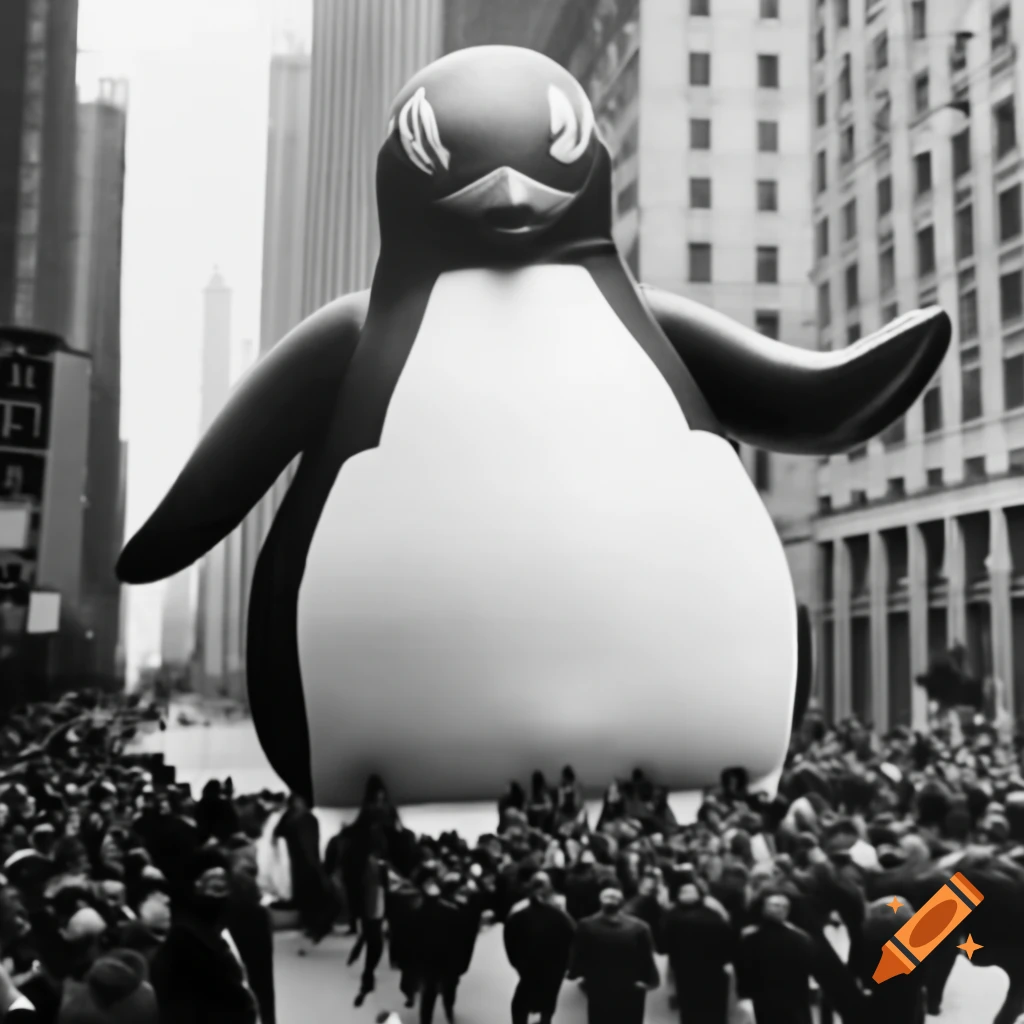 Pororo the little penguin giant inflatable balloon at macy's ...