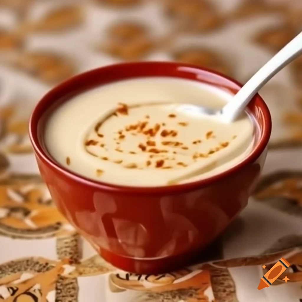 Vibrant cup of probiotic-rich creamy goodness on Craiyon