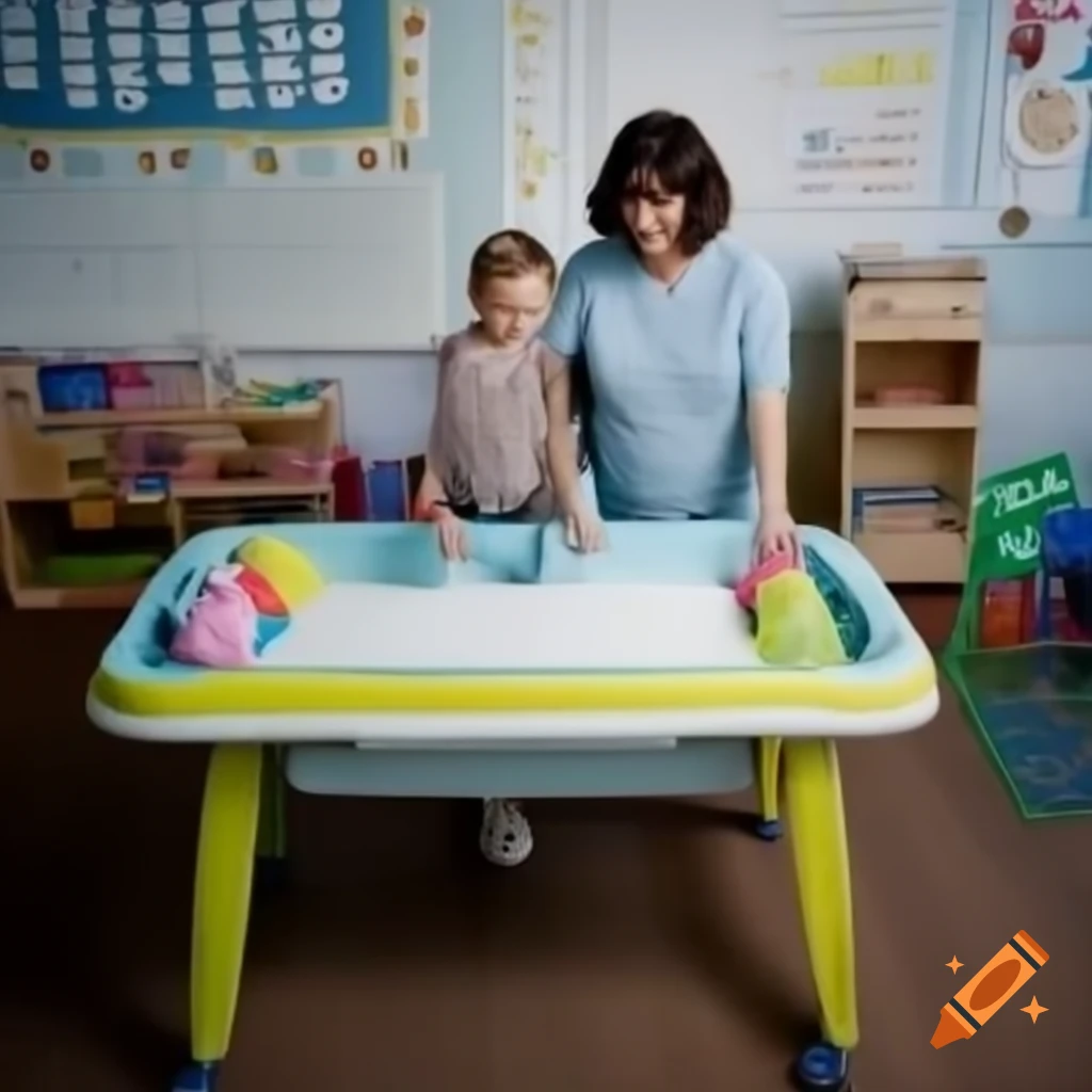 Mother Beside Colorful Diaper Changing Table In Daycare Room On Craiyon mother-beside-colorful-diaper-changing-table-in-daycare-room-on-craiyon