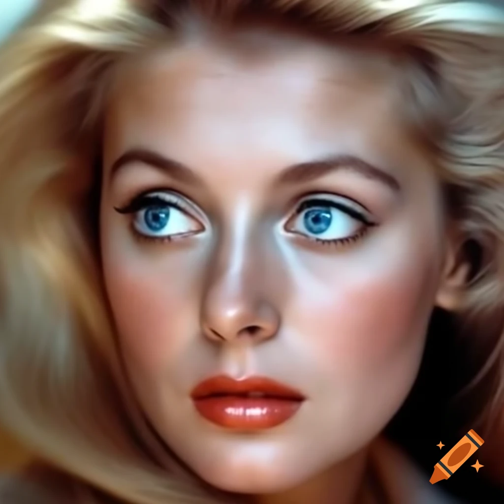 Hyper-realistic portrait of a mesmerizing european actress combining ...