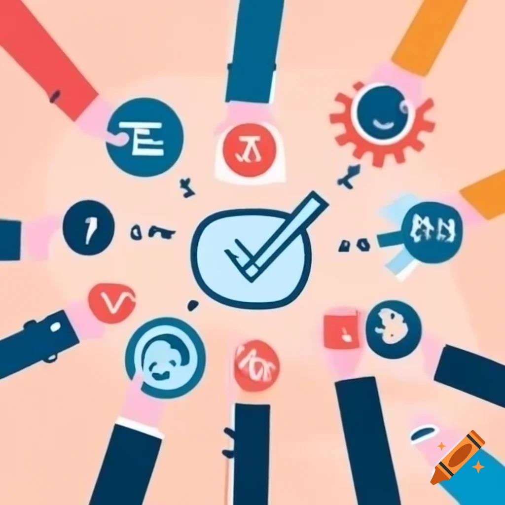 Drawing illustrating social and economic inequality themes on Craiyon