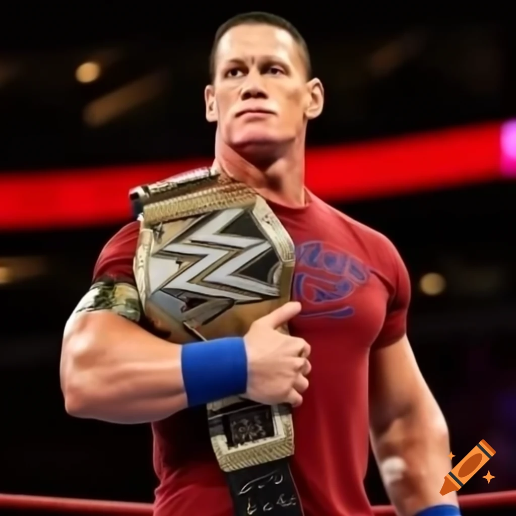 John Cena, famous wrestler and actor on Craiyon