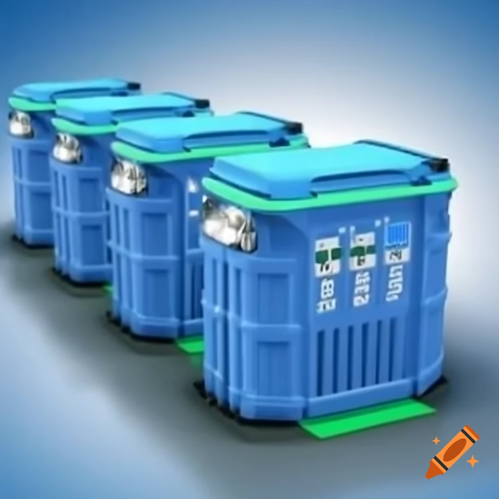Smart waste containers equipped with sensors for efficient waste ...