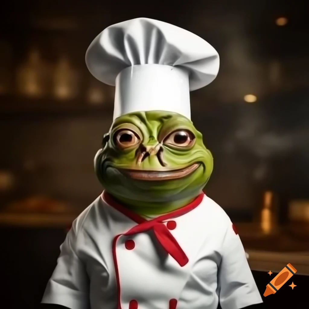 Chef pepe illustration on Craiyon