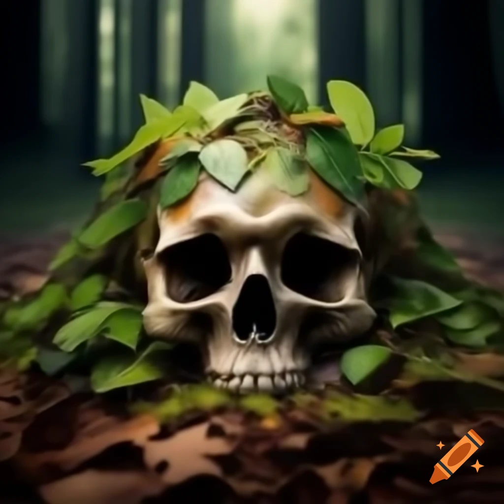 Hand emerging from moss-covered tree trunk on Craiyon