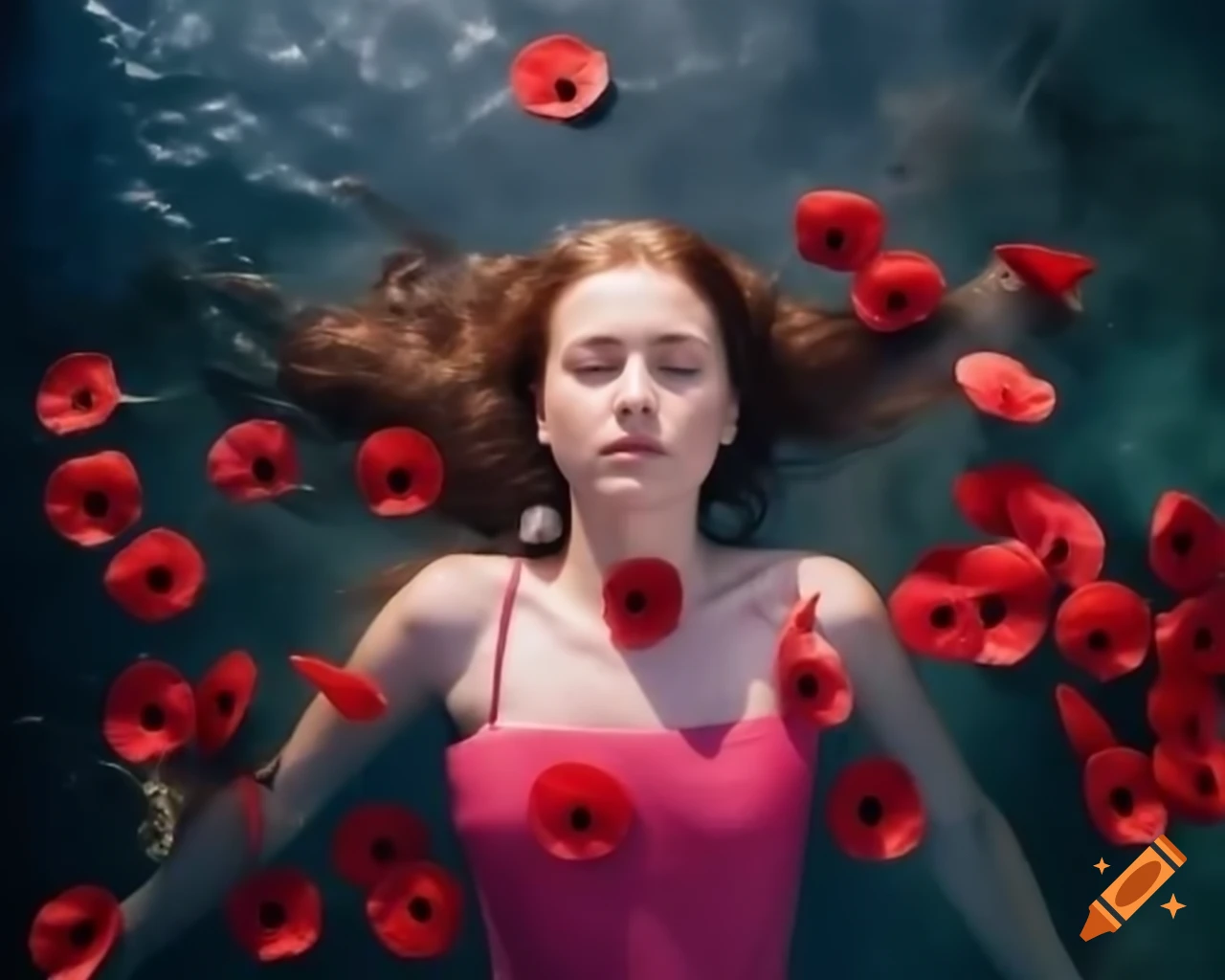 Aesthetic photography of a young european woman with long brown hair ...