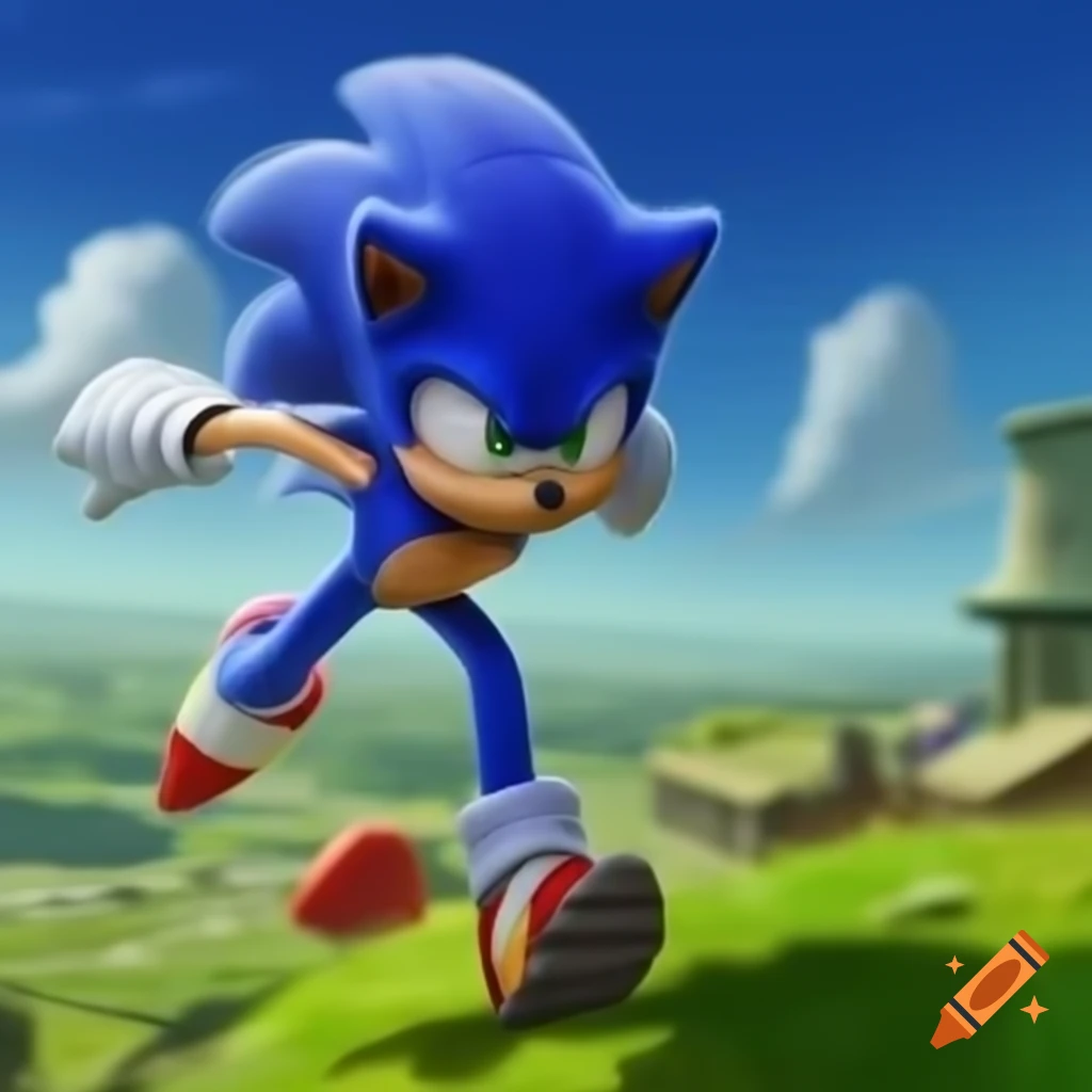 Sonic Running Side