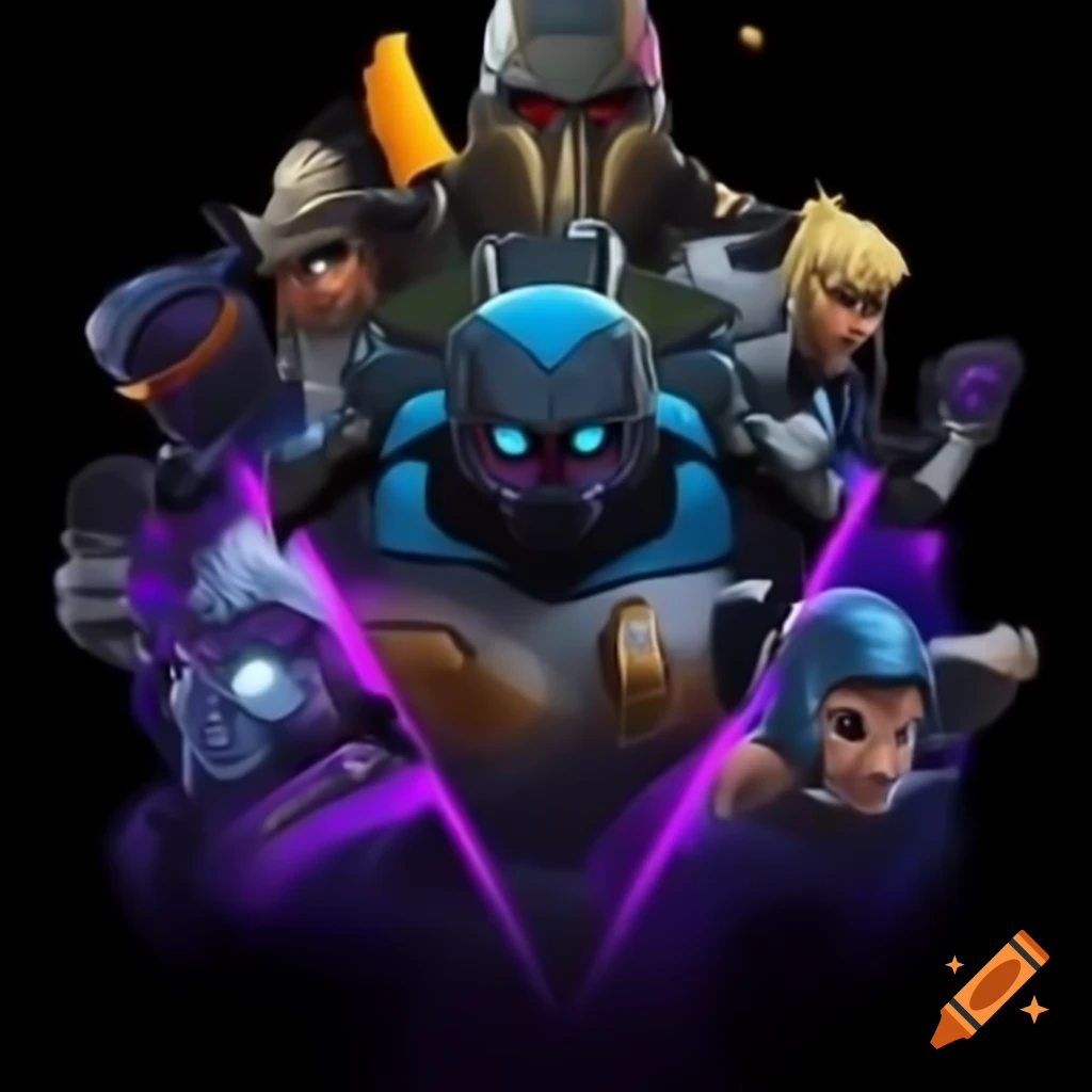 Dynamic multiverse showdown of iconic characters in vibrant cel ...