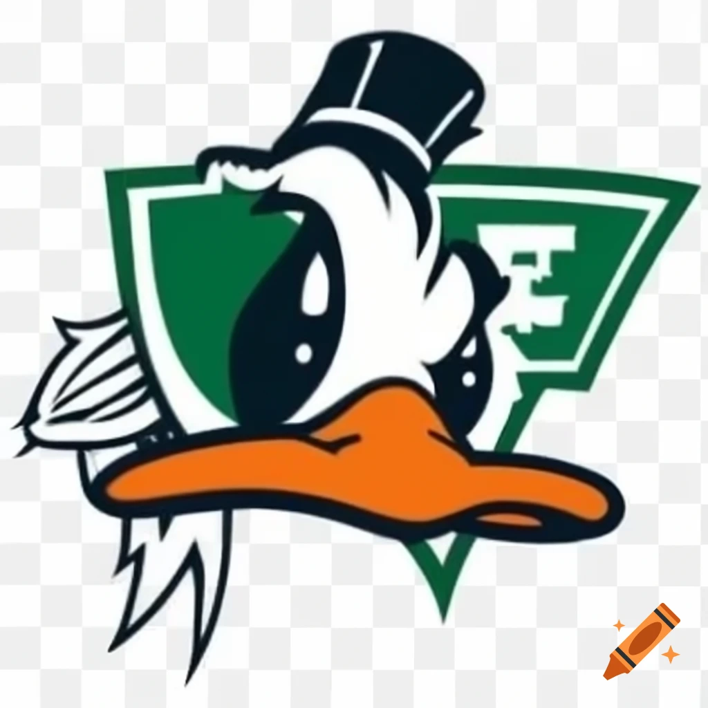 Mighty ducks football team logo on Craiyon