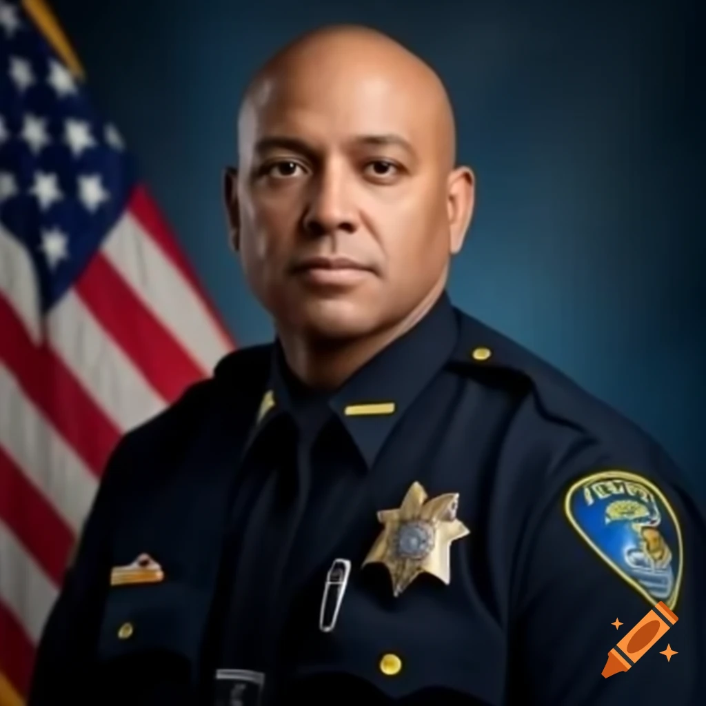 FBI police officer in uniform on Craiyon