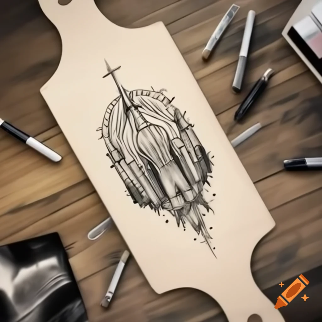 Flash tattoo designs featuring gothic church style and religious ...