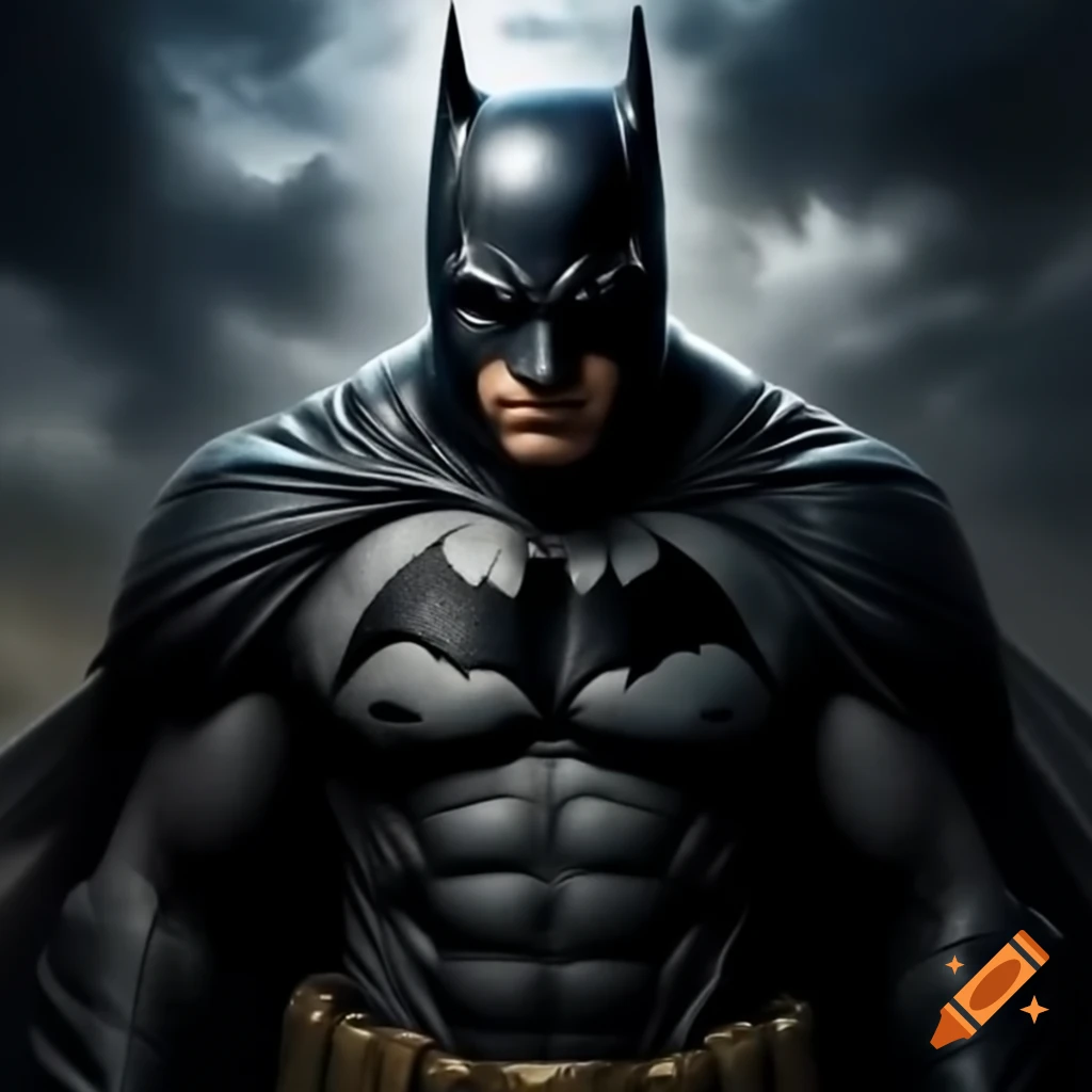 Batman with flowing cape wearing nfl football helmet and cap on Craiyon