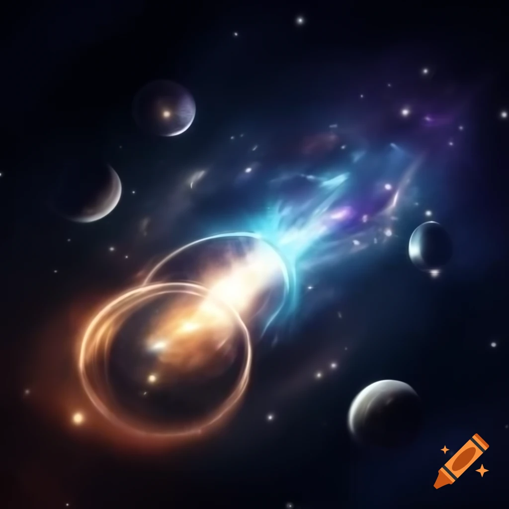 Magazine cover 'galactic news' featuring futuristic rocket launch with ...