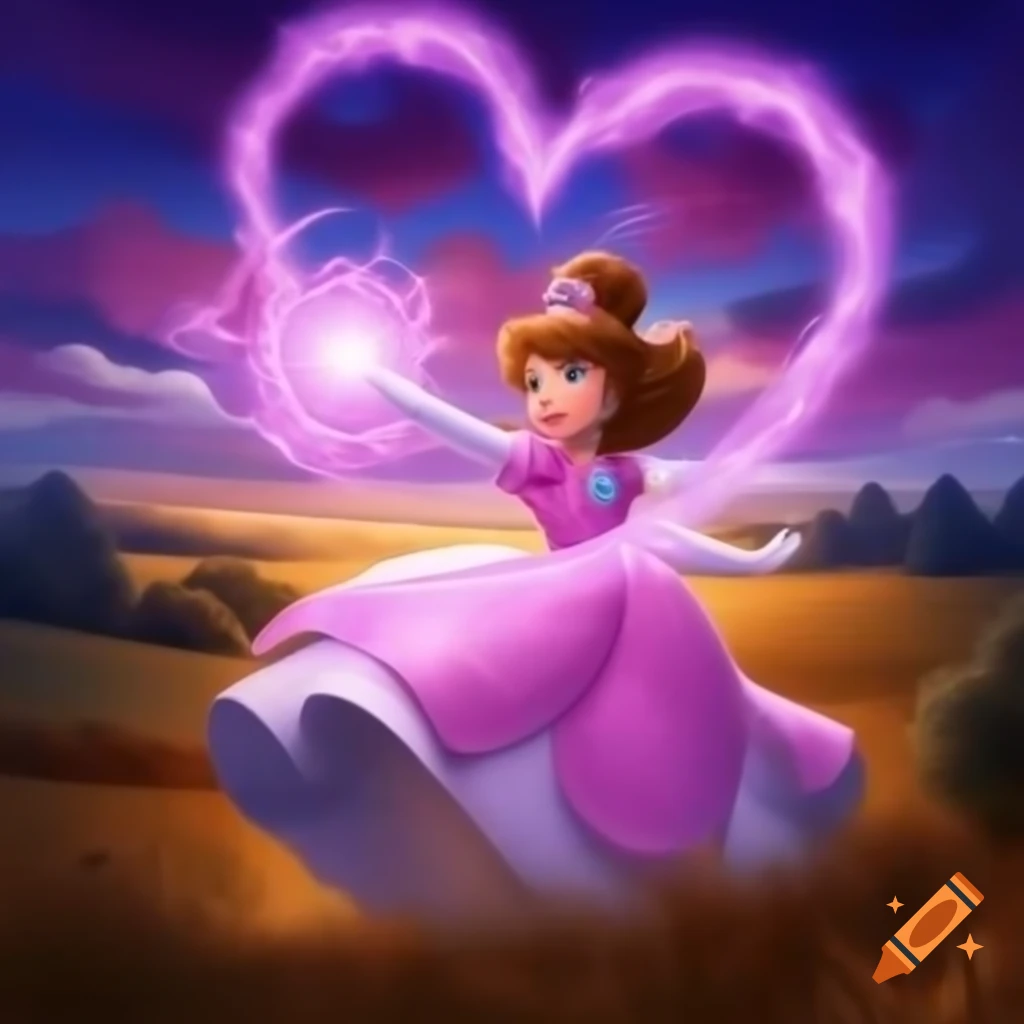 Princess transformed into glamorous beauty enchanting princes on Craiyon