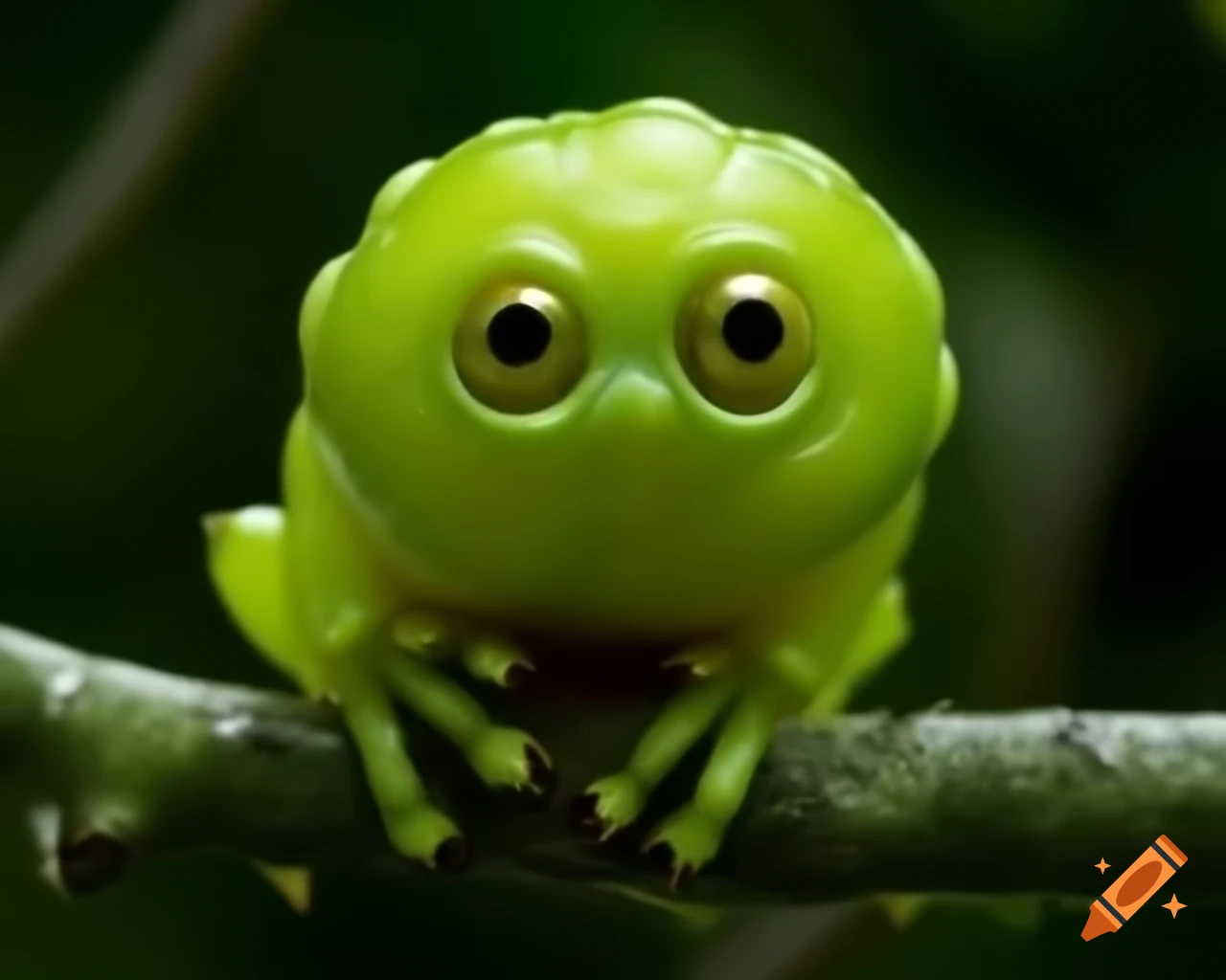 Mutant fruit tree monster inspired by omega mart concept on Craiyon