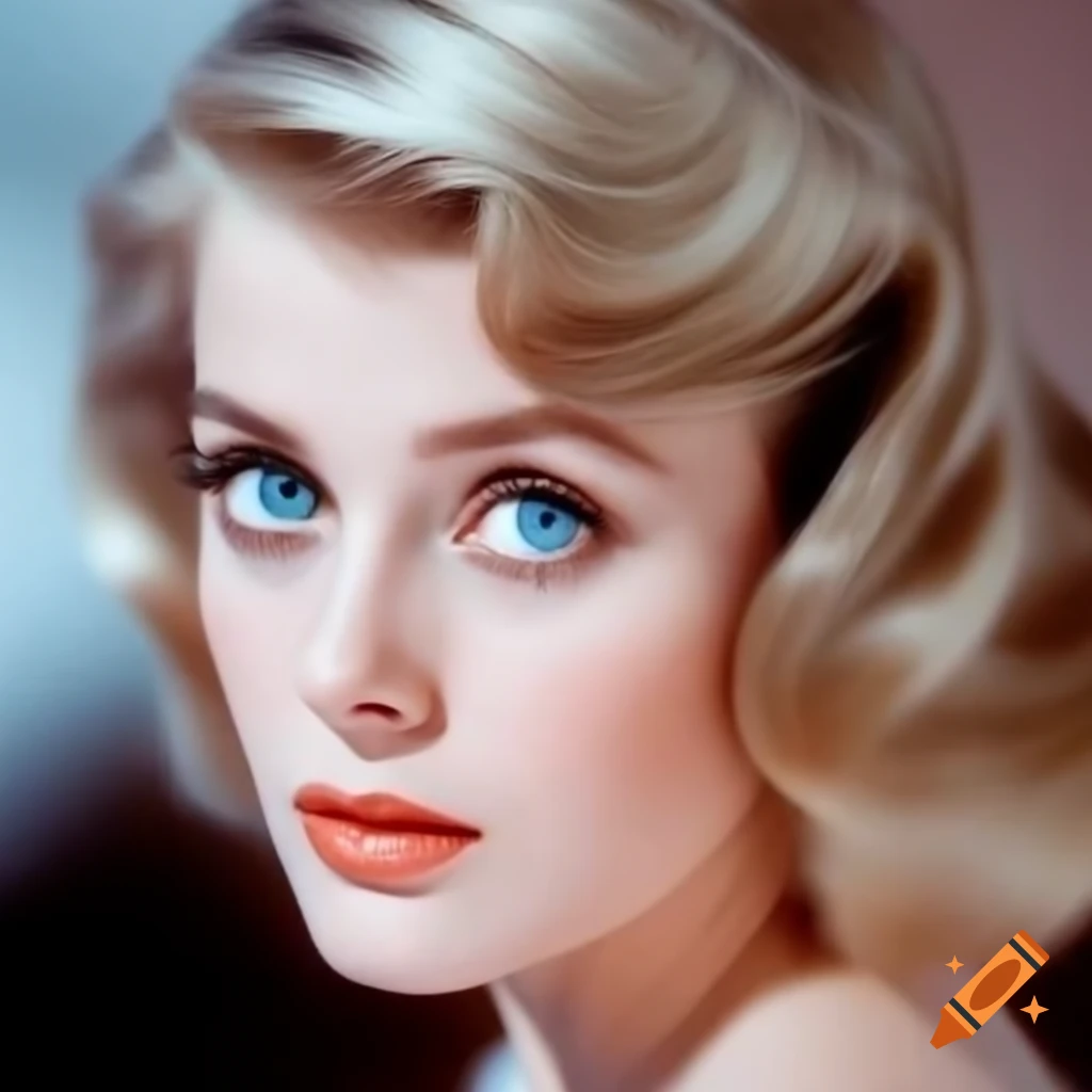 Hyper-realistic portrait of a beautiful european actress from 1963 with ...