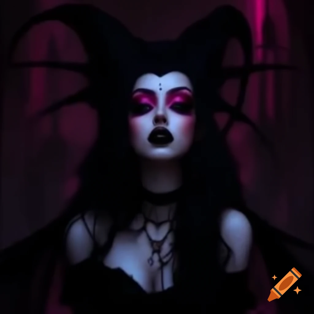 Gothic aesthetic and fashion elements on Craiyon