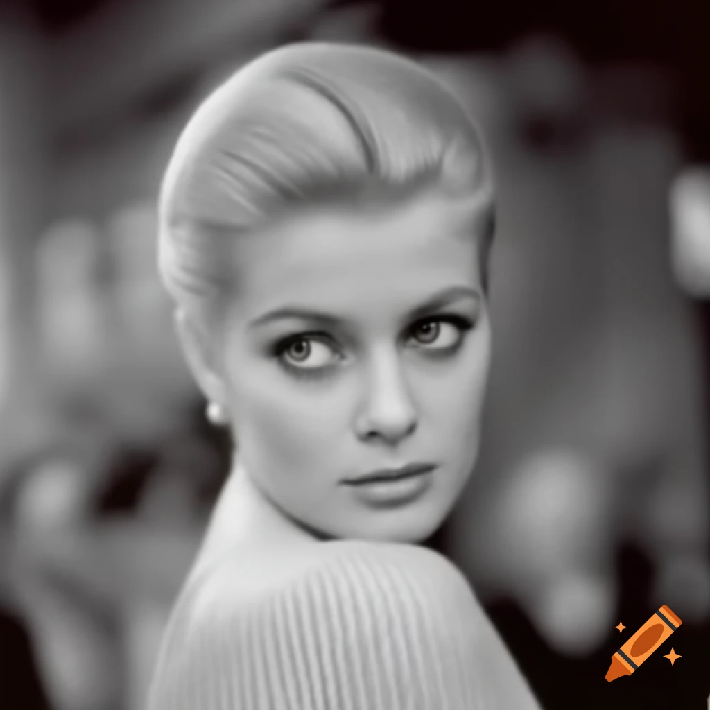 Hyper-realistic portrait of a beautiful hollywood actress from 1963 ...