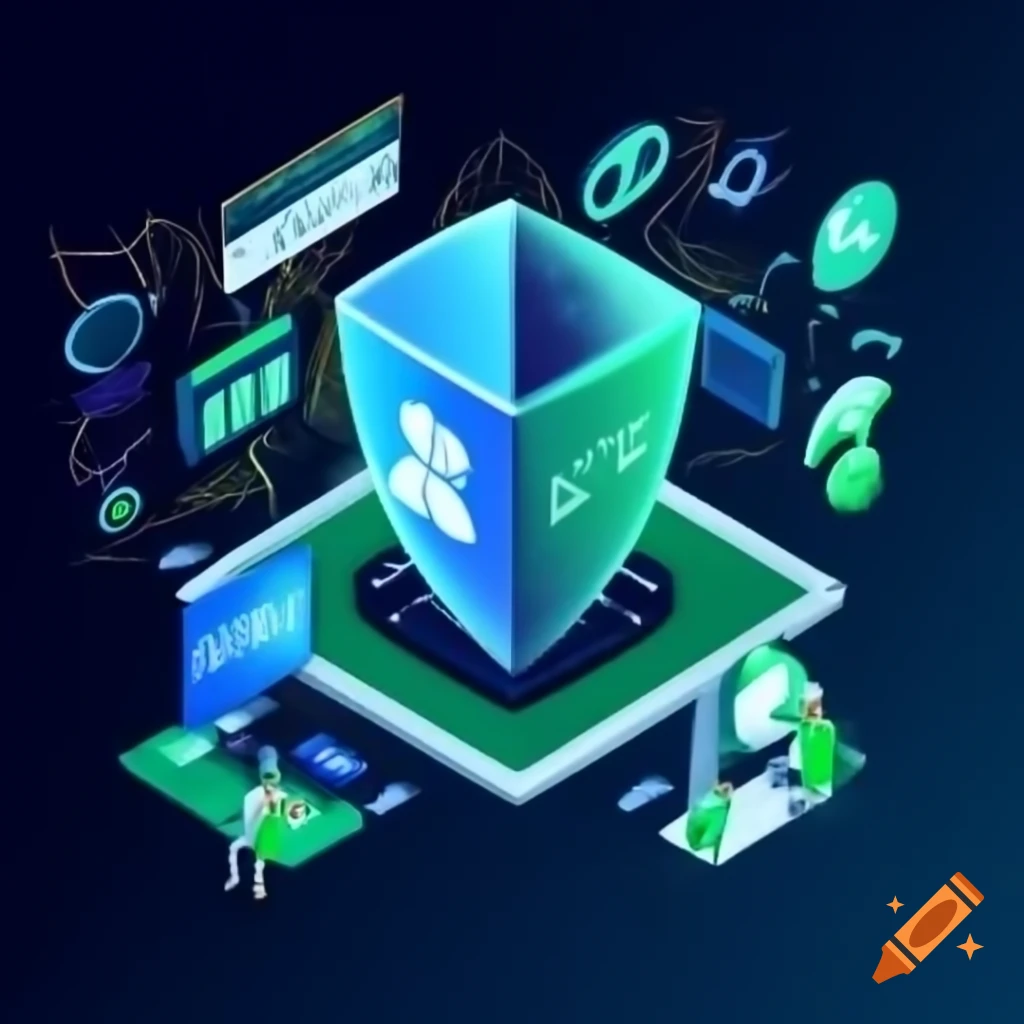 Digital shield symbolizing security and benefits of advanced ...