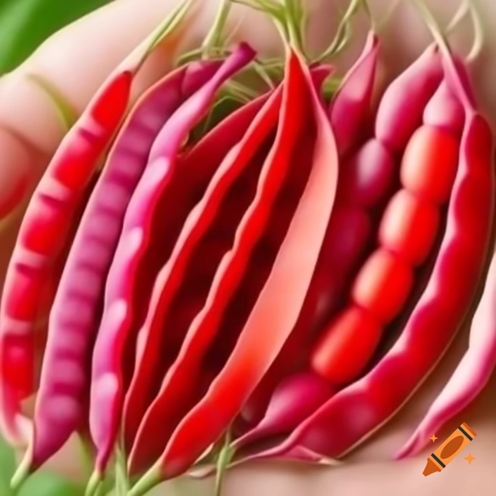 Red pea, a nutritious legume often used in various dishes on Craiyon