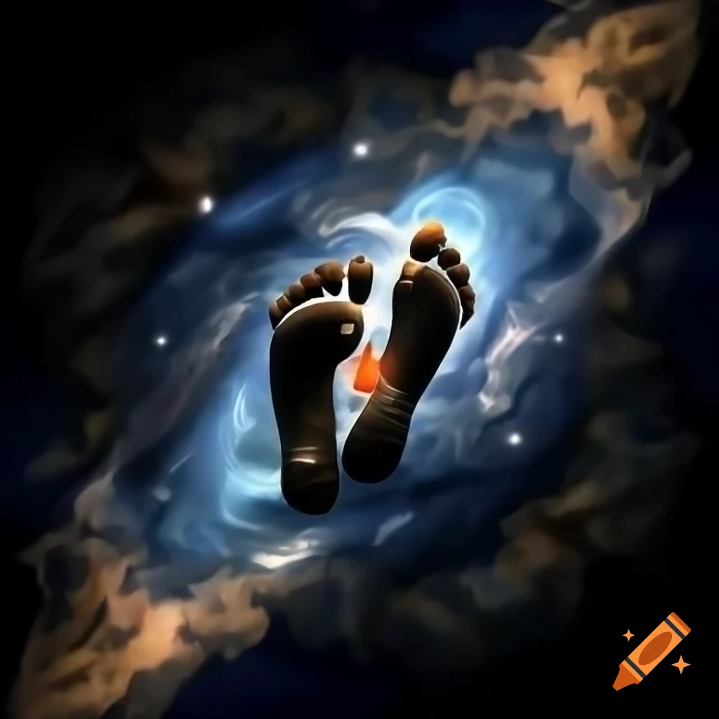 Vamana, the dwarf avatar of vishnu, standing with one foot on earth in ...